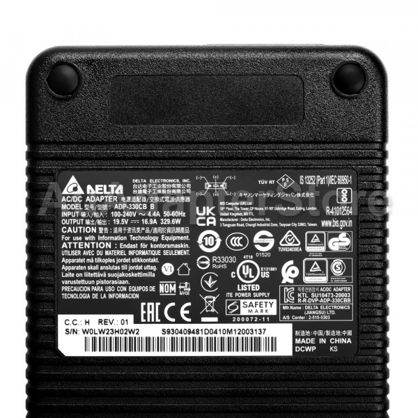 330W Adapter Charger Power Supply for MSI Raider GE78 HX RTX 4090